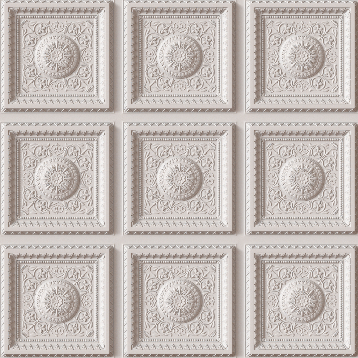 decorative ceiling tile 3d model