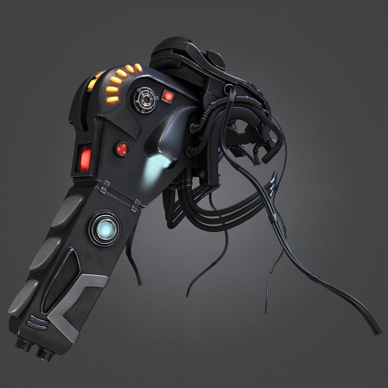 jetpack pbr marmoset 3d model