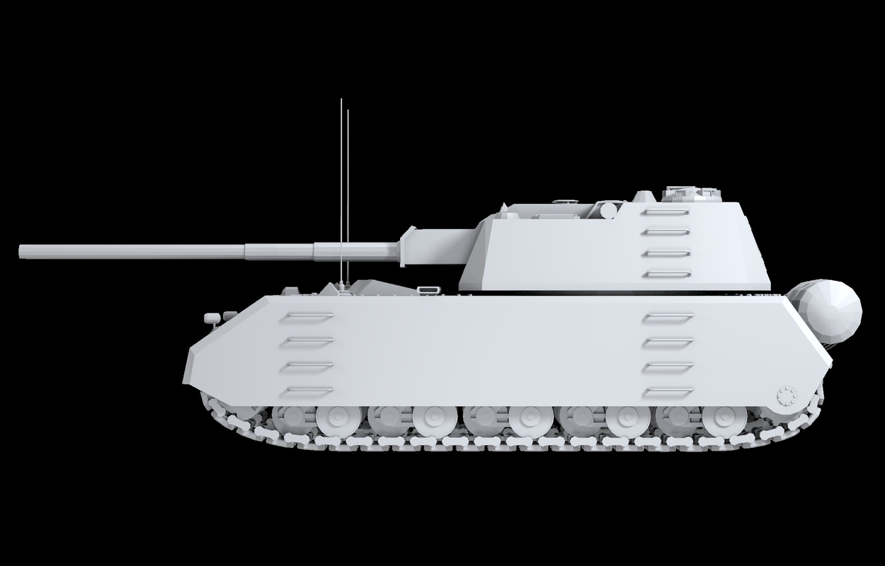 german tanks maus 3d model