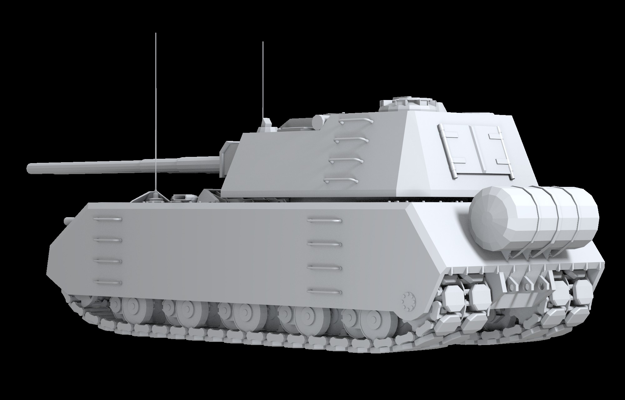 german tanks maus 3d model