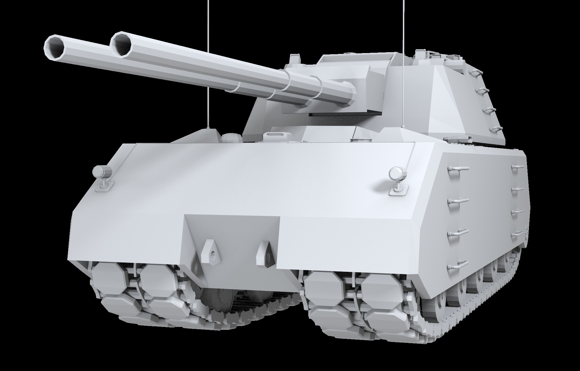 german tanks maus 3d model