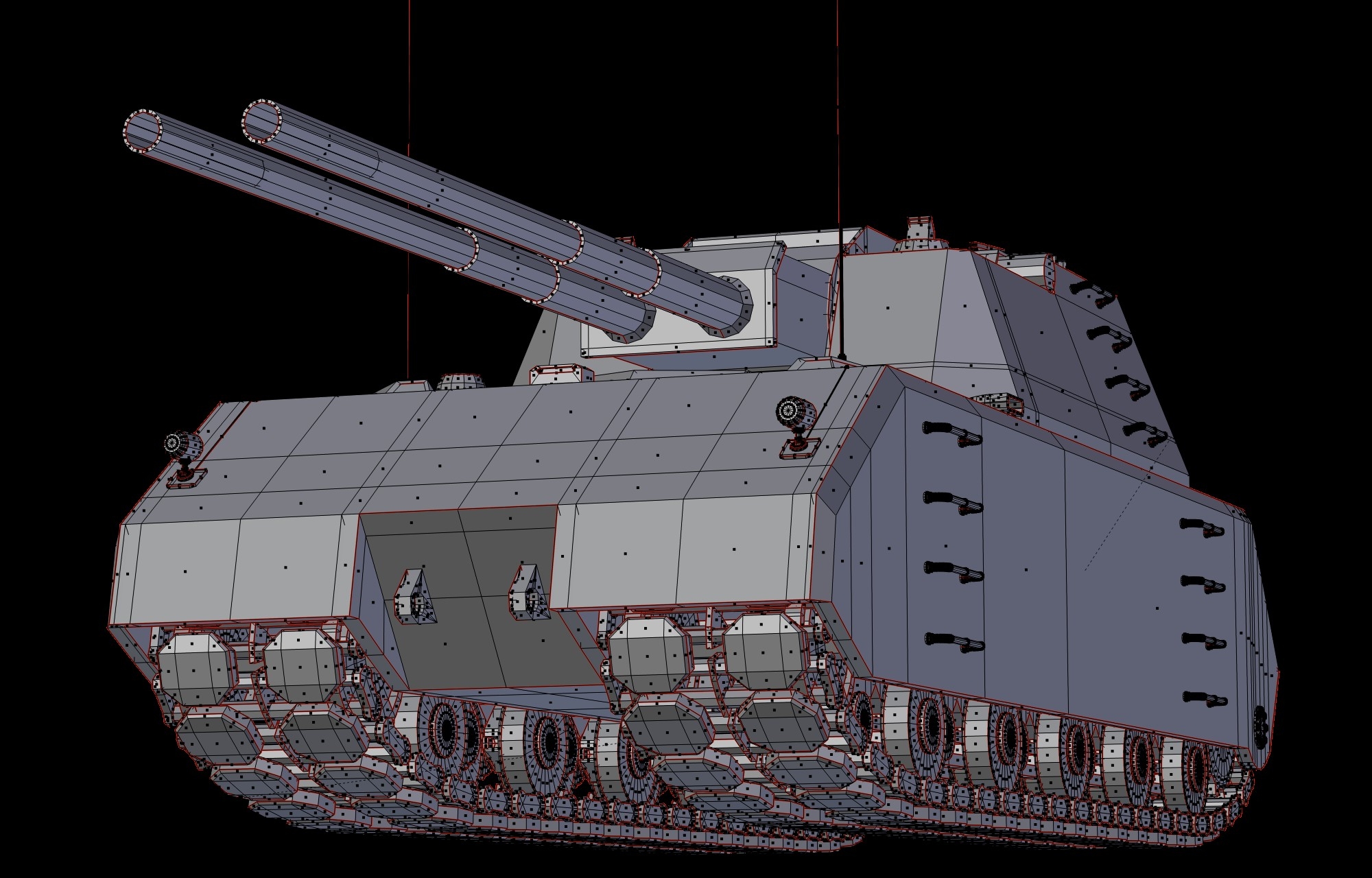 german tanks maus 3d model