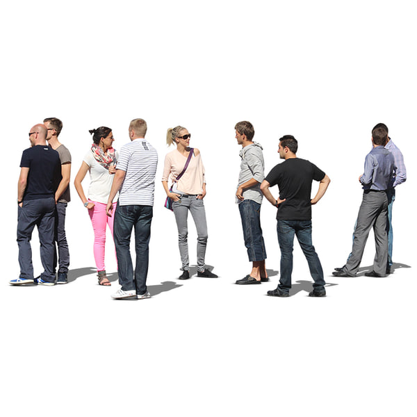 Texture Photoshop crowd people group