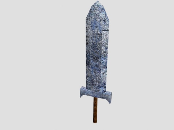 3d model giant sword
