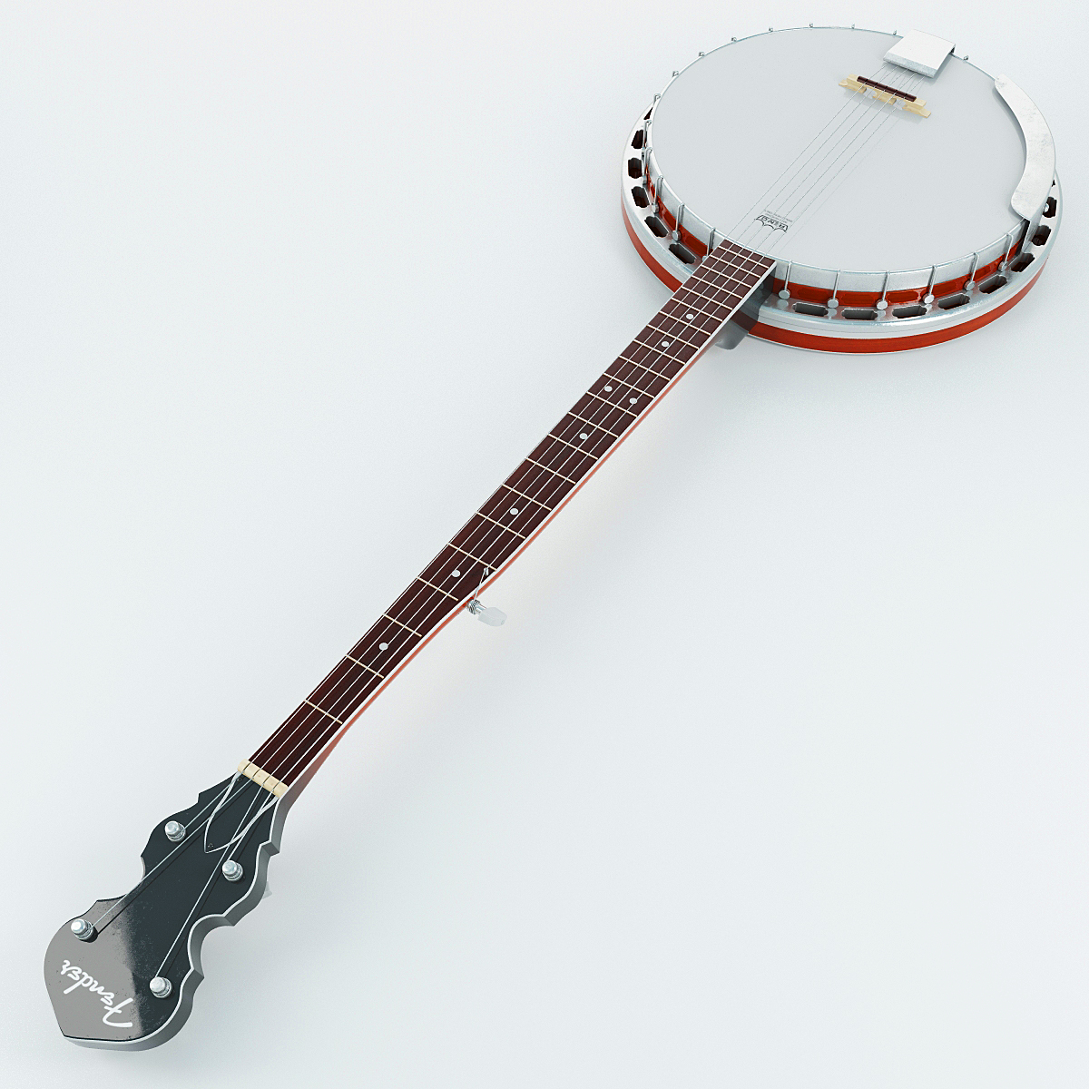 3d model of banjo