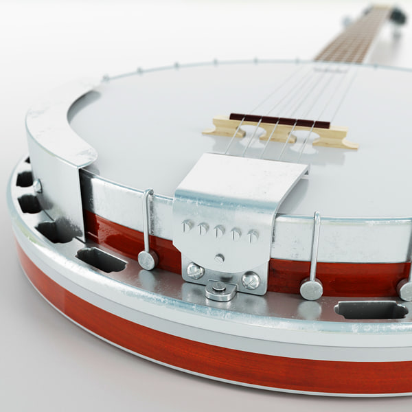 3d model of banjo
