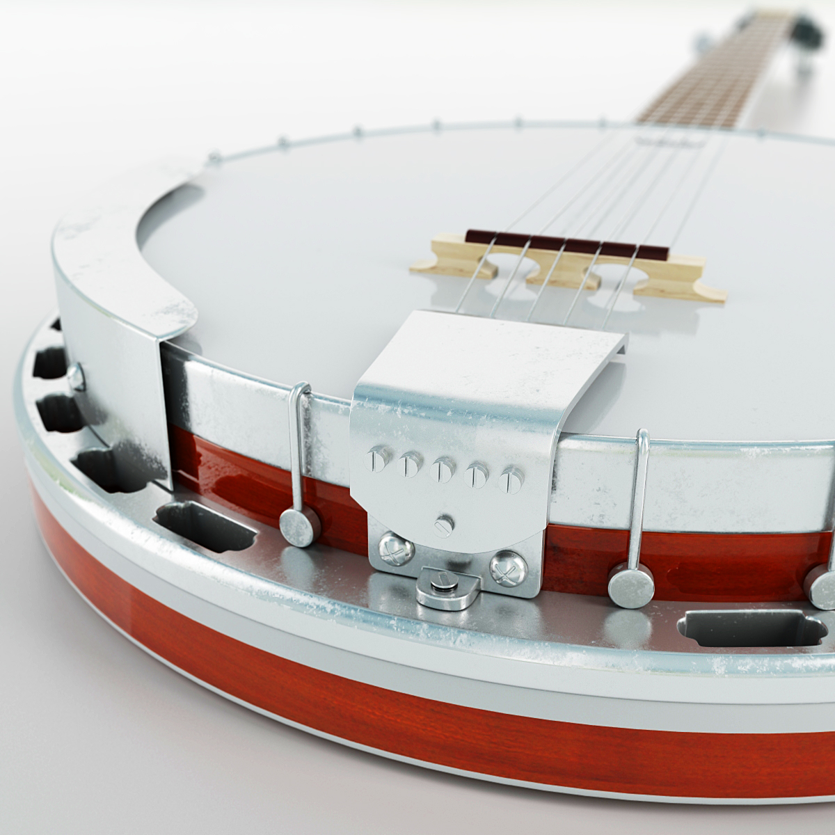 3d model of banjo