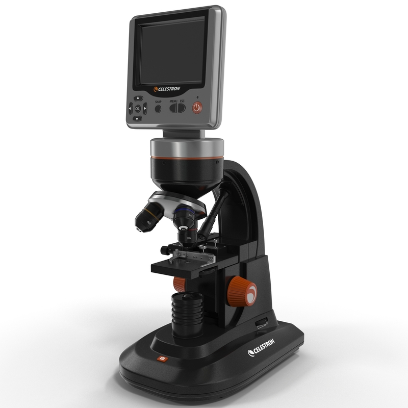 lcd digital microscope 3d model