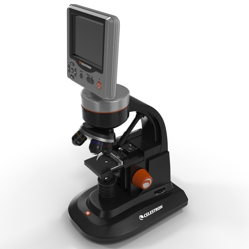 lcd digital microscope 3d model