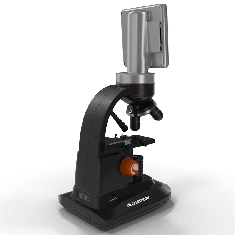 lcd digital microscope 3d model