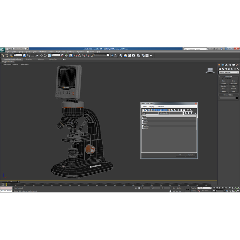 lcd digital microscope 3d model
