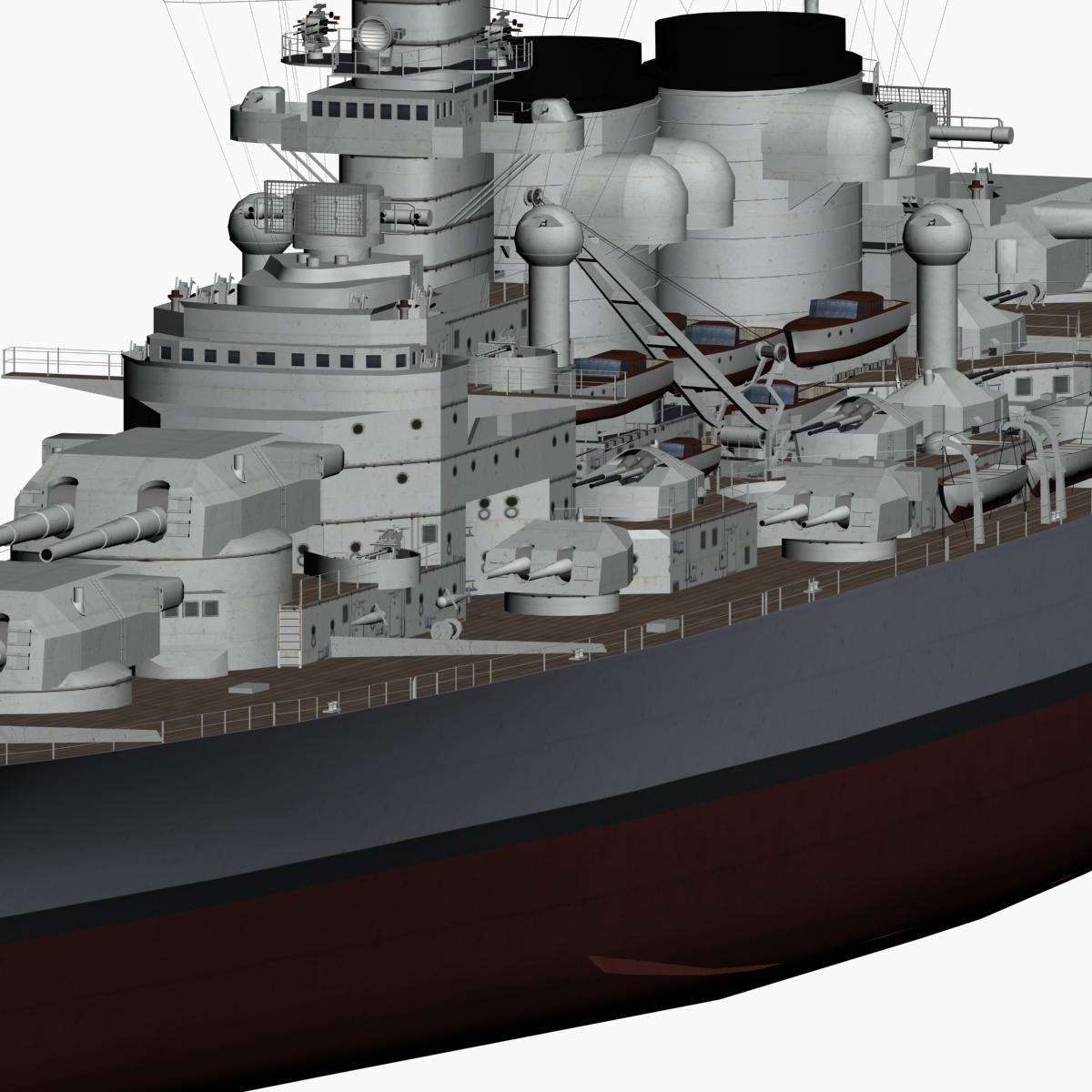 3d battleship project h39 ww2 german