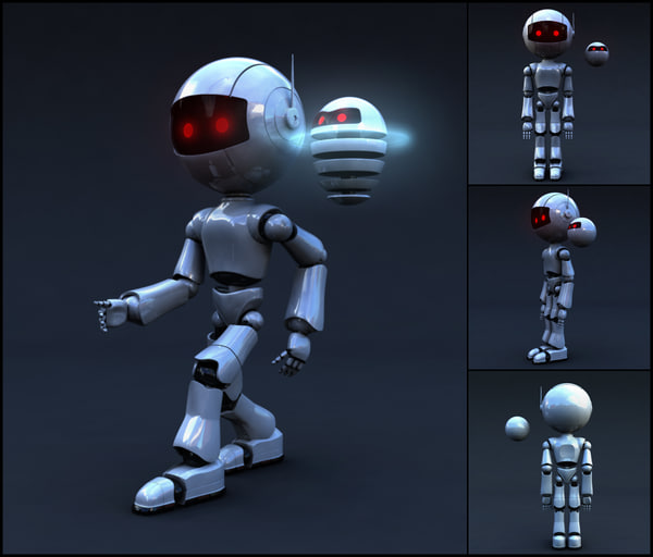 Robot rigged 3D model - TurboSquid 1472158