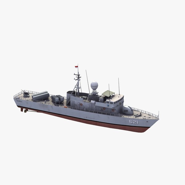 mandau class gunboat 3d model