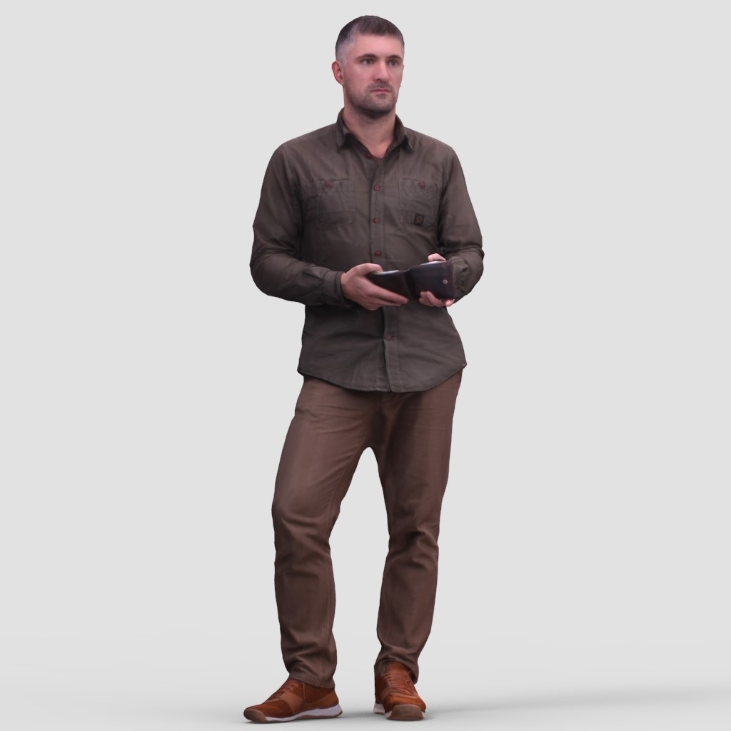 3d realistic humans model