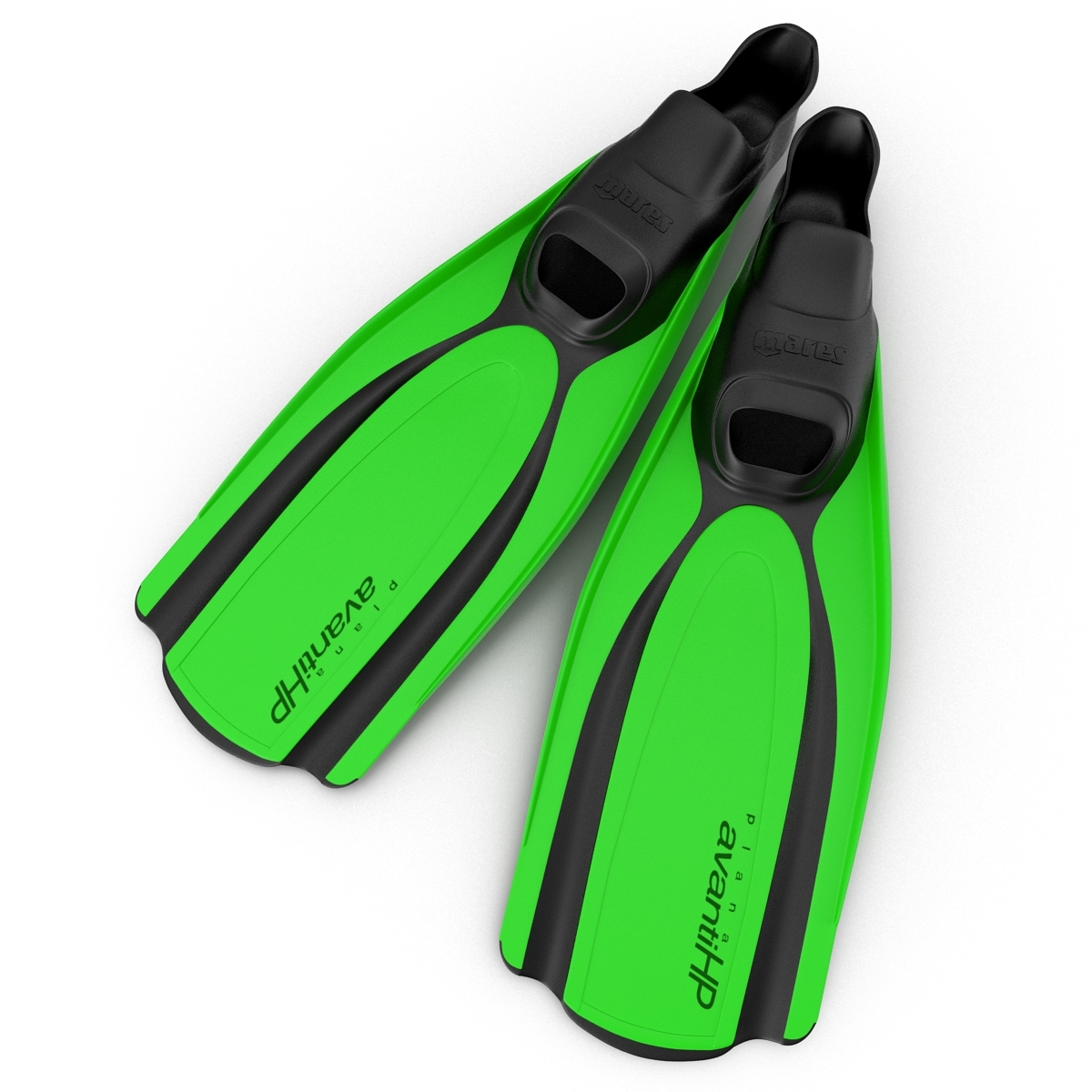 3d swim fins 2 green