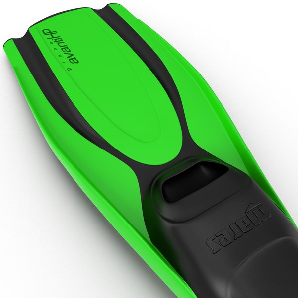 3d swim fins 2 green