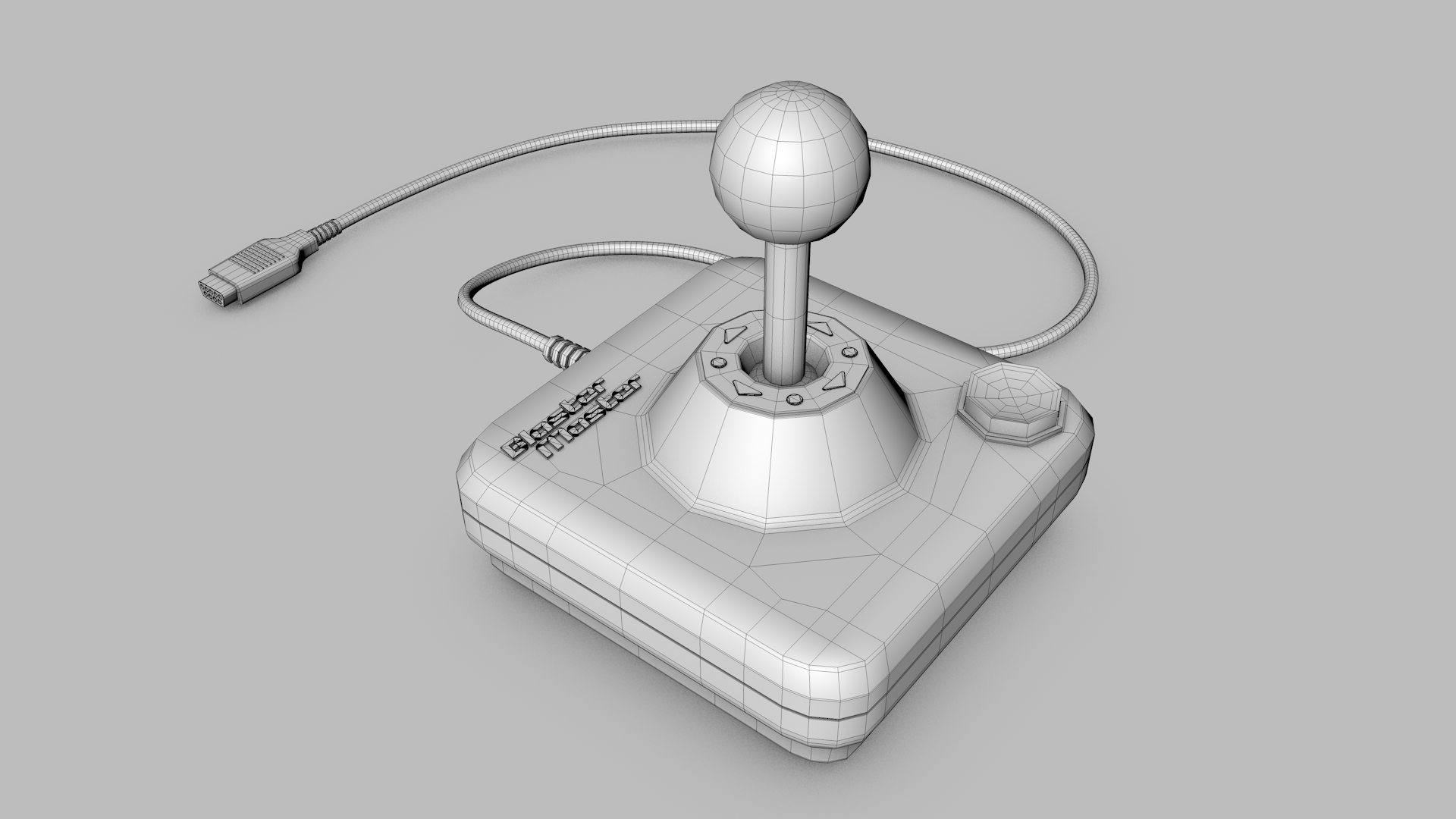 retro controller 3d model