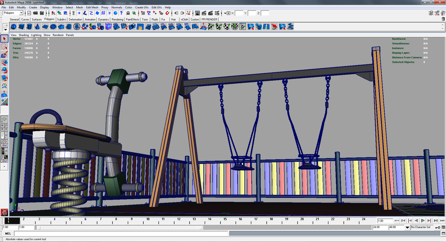 3d playground set