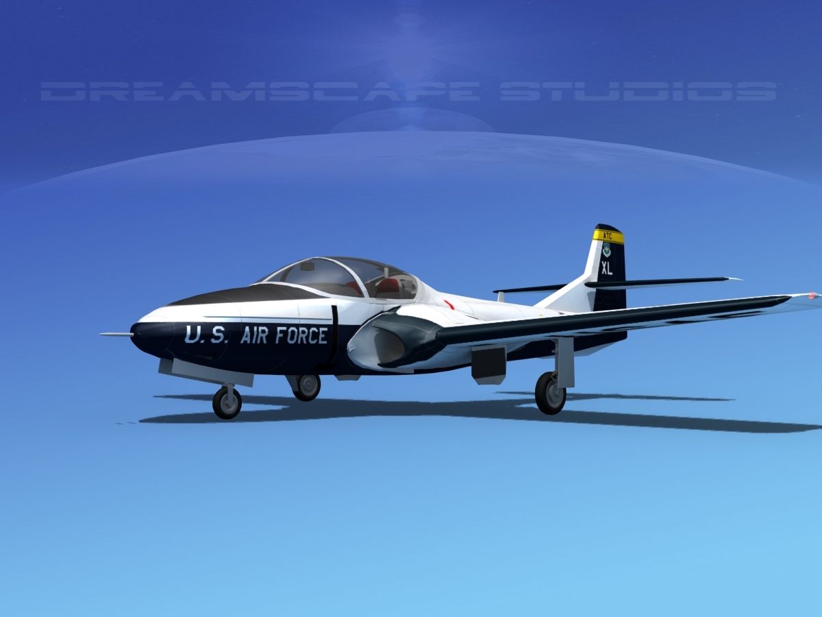 3d model of t-37 cessna tweet
