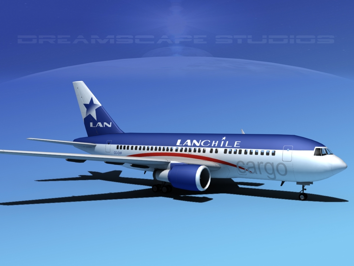 boeing 767 767-100 3d model