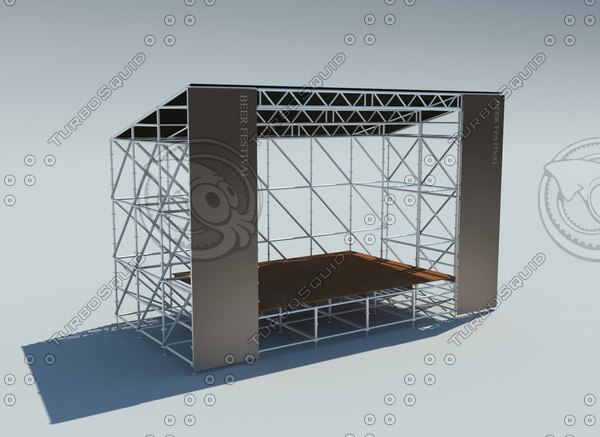 scene arena concert 3d model
