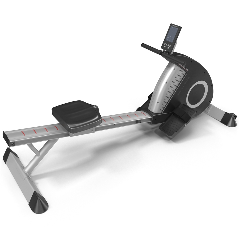 3d rowing machine generic model
