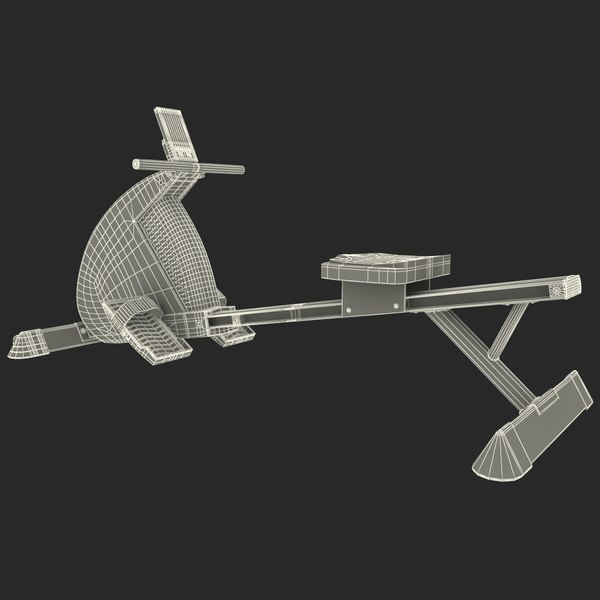 3d rowing machine generic model