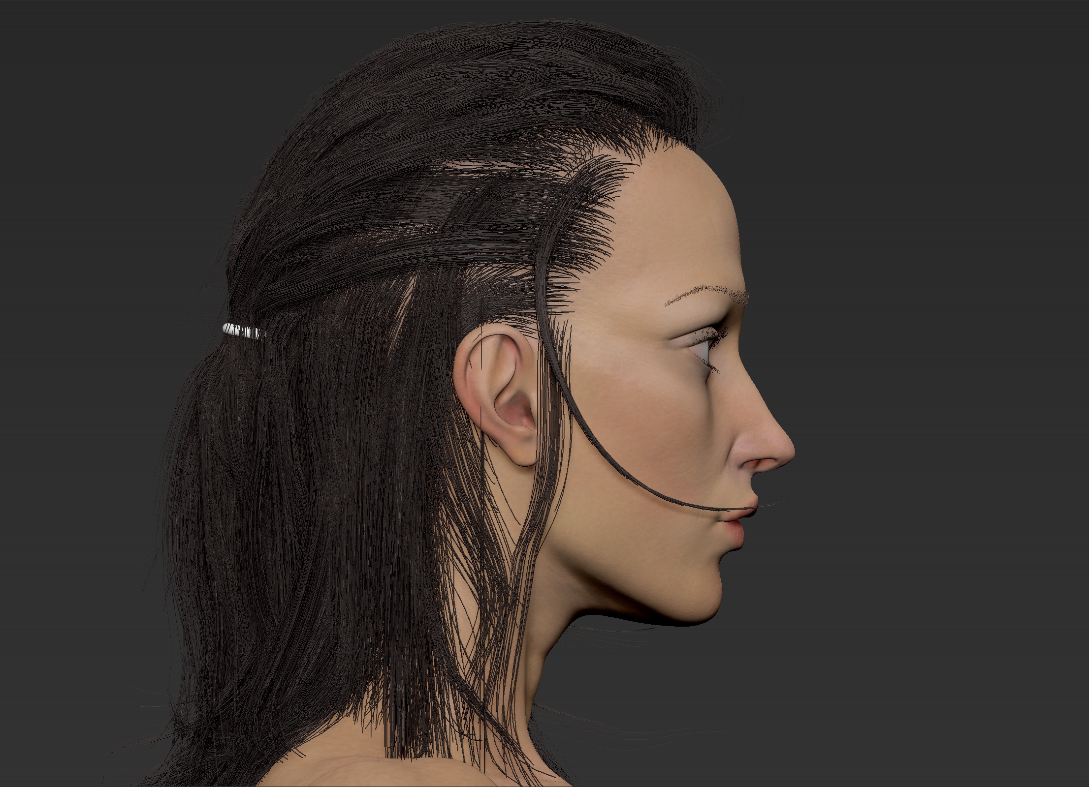 female character 3d model