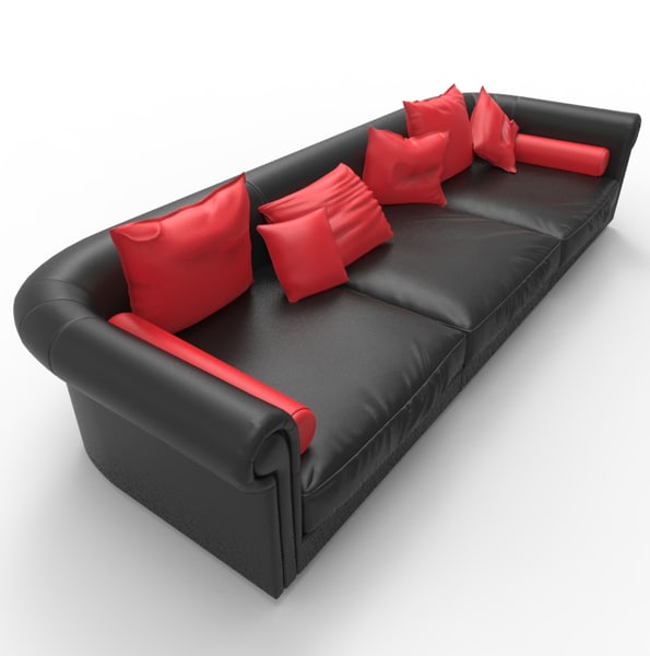 3d model couch