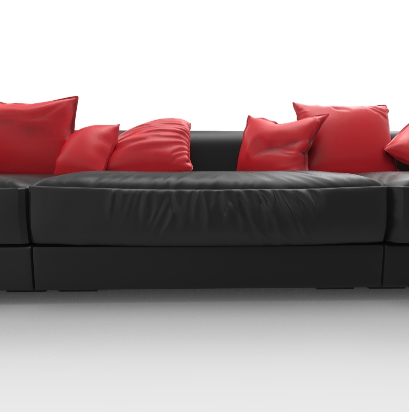 3d model couch