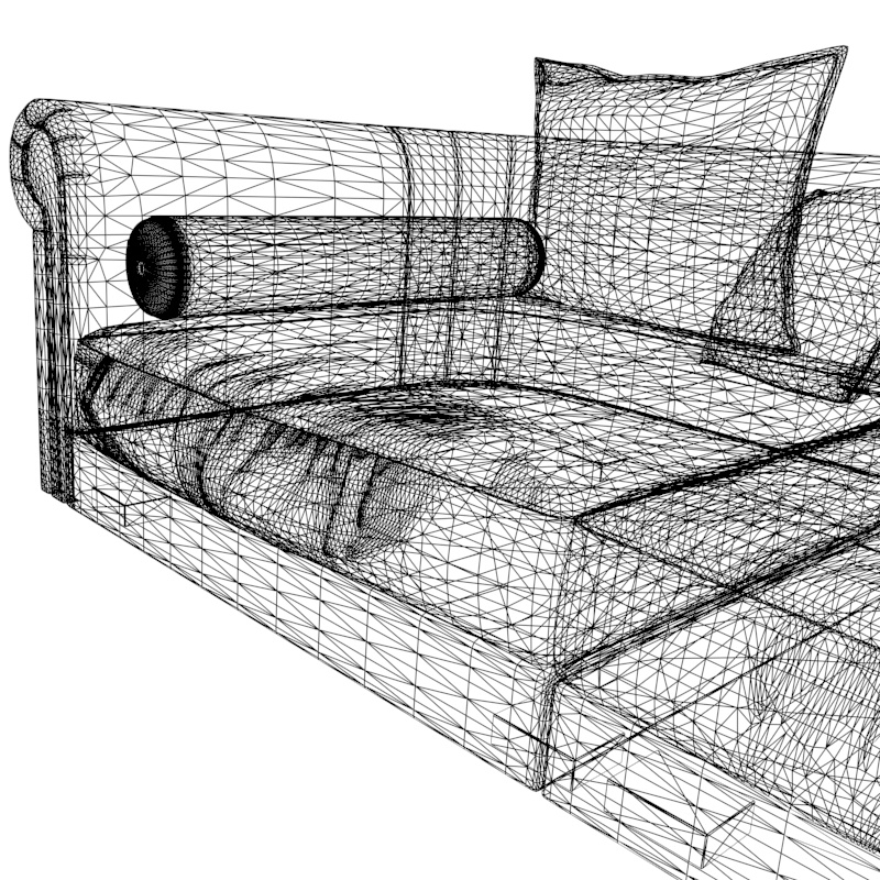 3d model couch