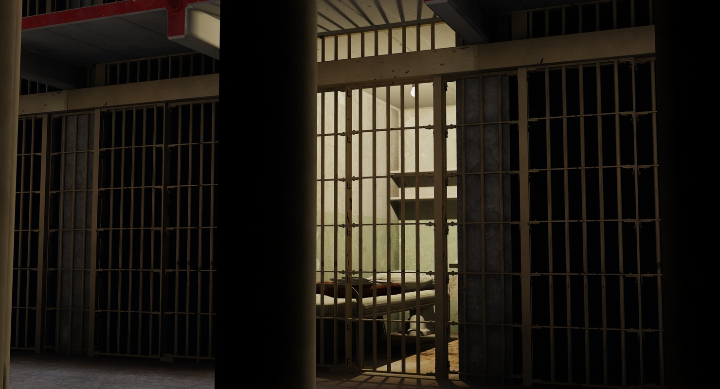 alcatraz cells block model