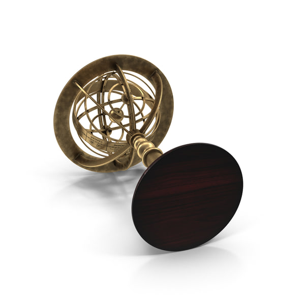 3d armillary sphere model