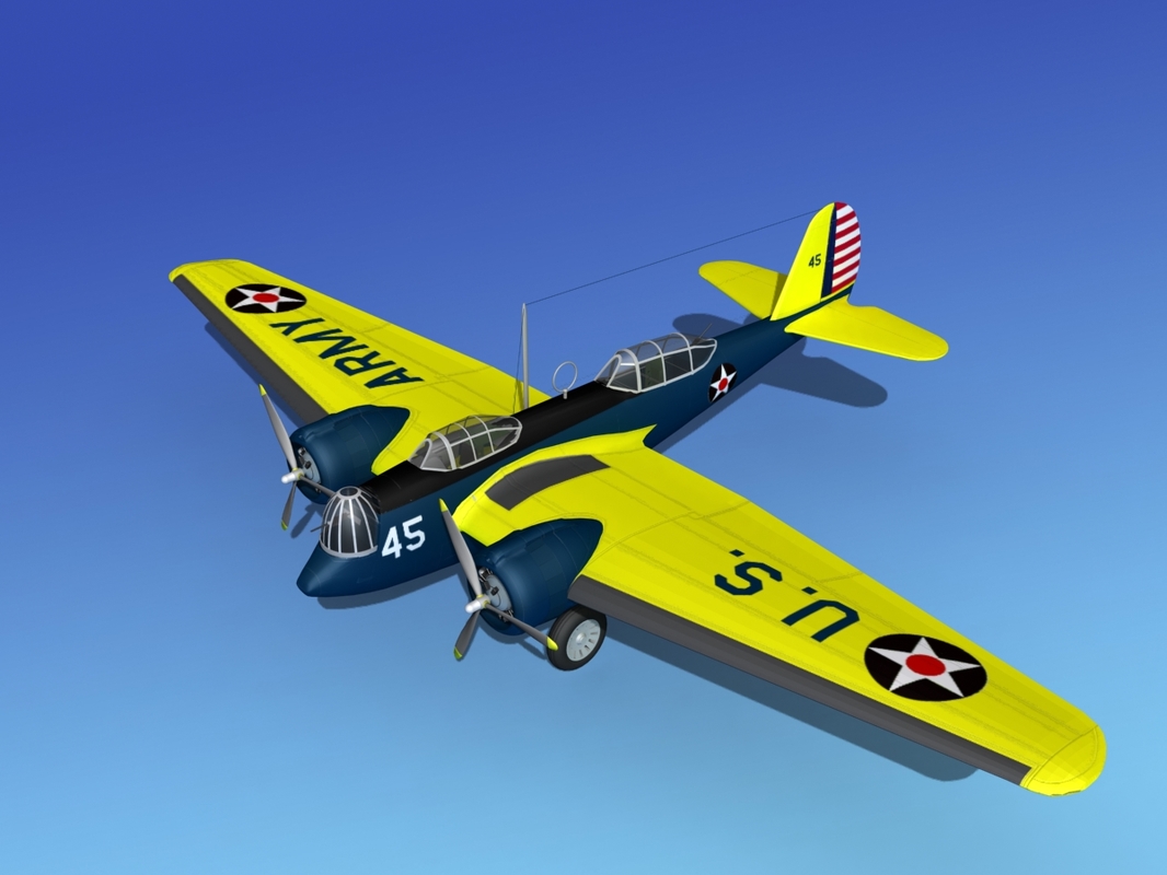 propellers martin b-10 bomber ma