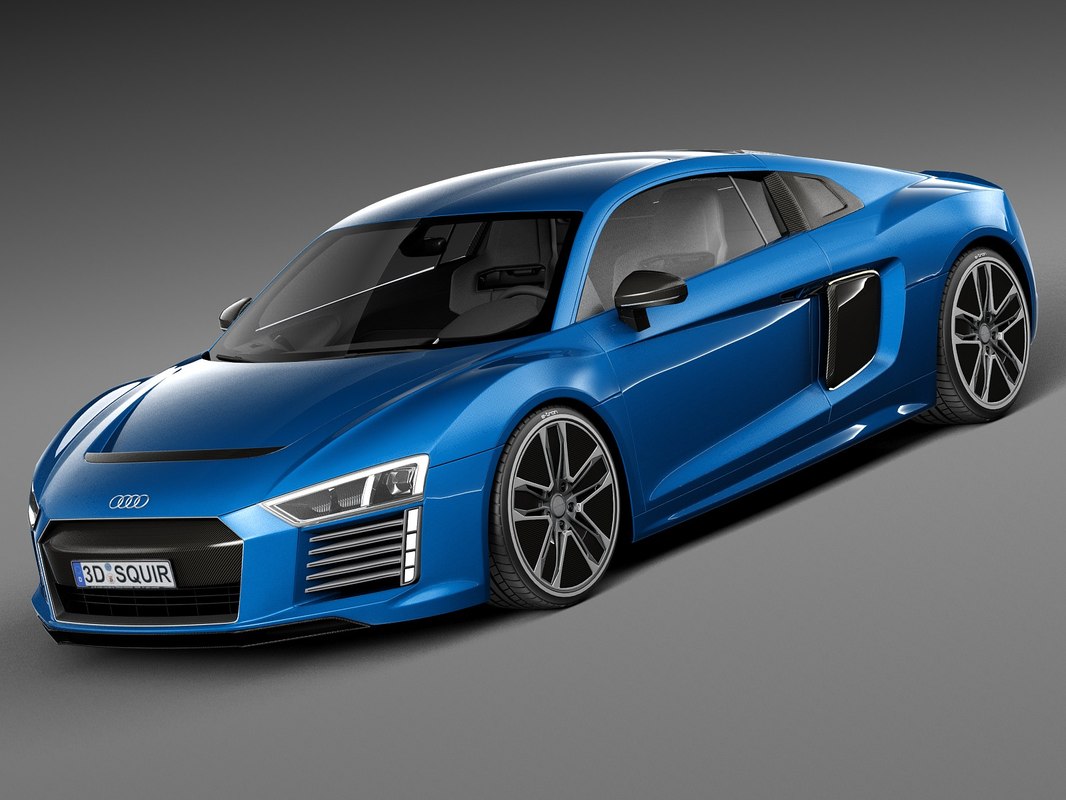 3d 2016 audi r8 model