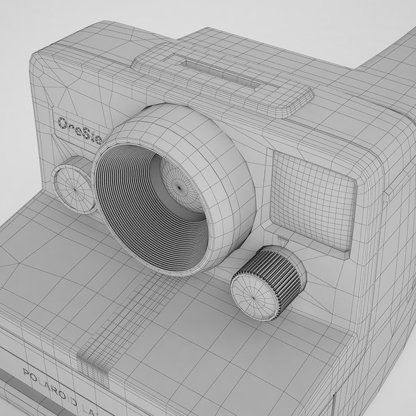 polaroid camera 3d model