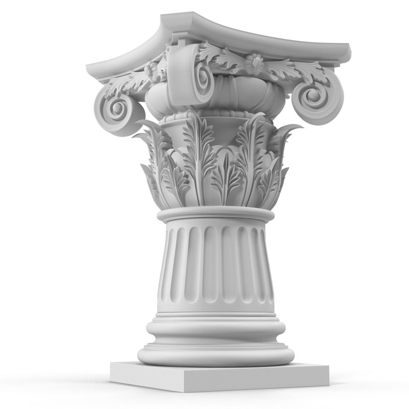 max composite order column pedestal