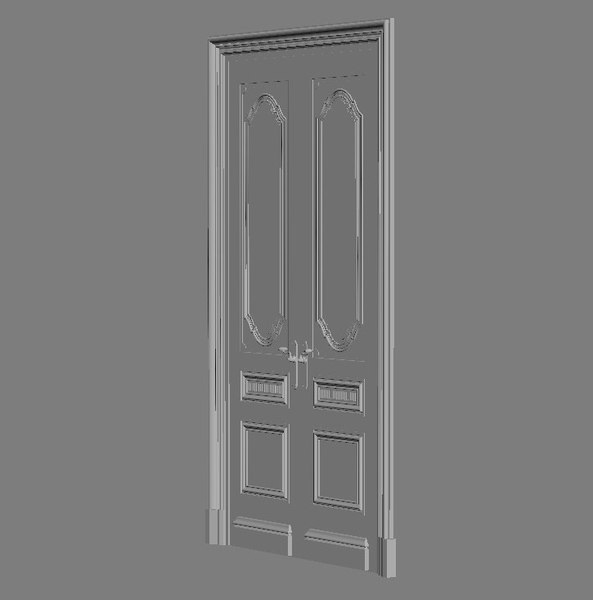3ds max classic door