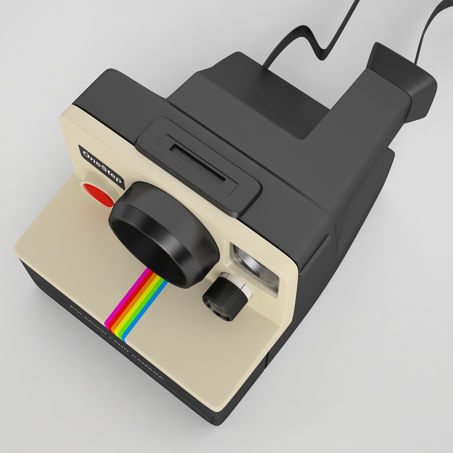3d polaroid camera model