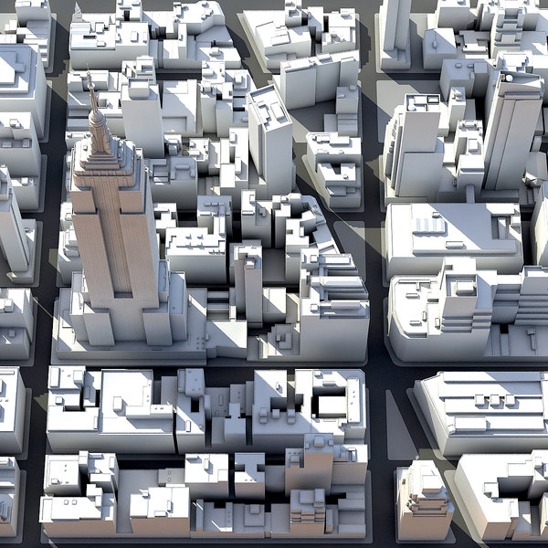 New York City Skyline 3D Models for Download | TurboSquid