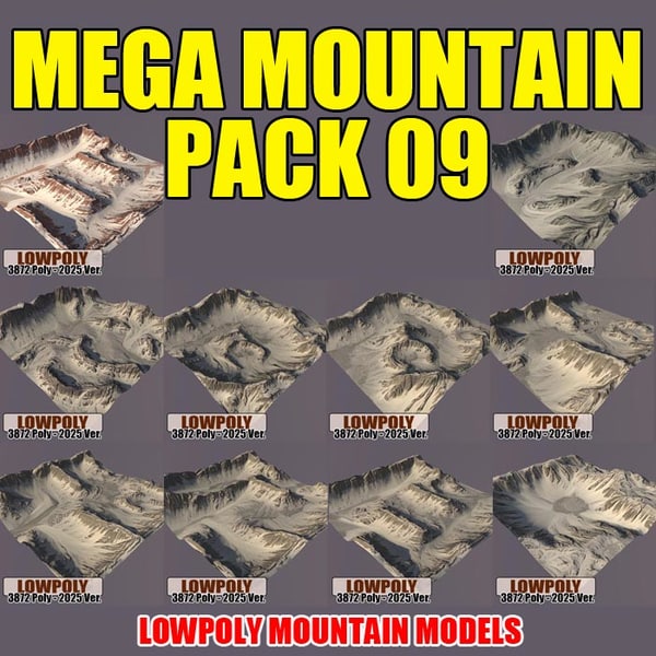 3ds max mountains pack