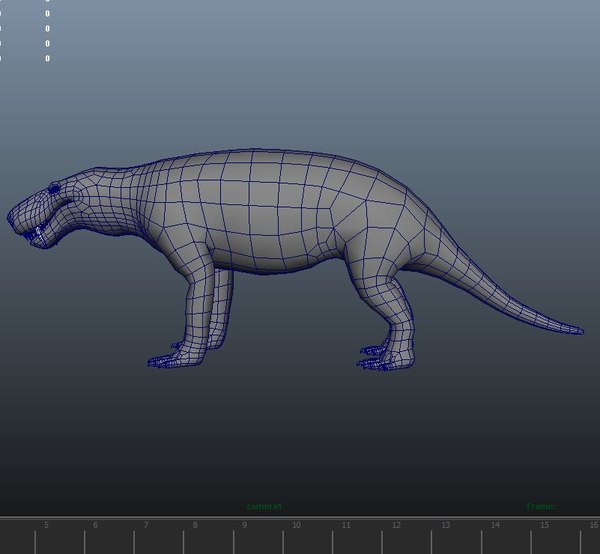 3d model rigged arctops