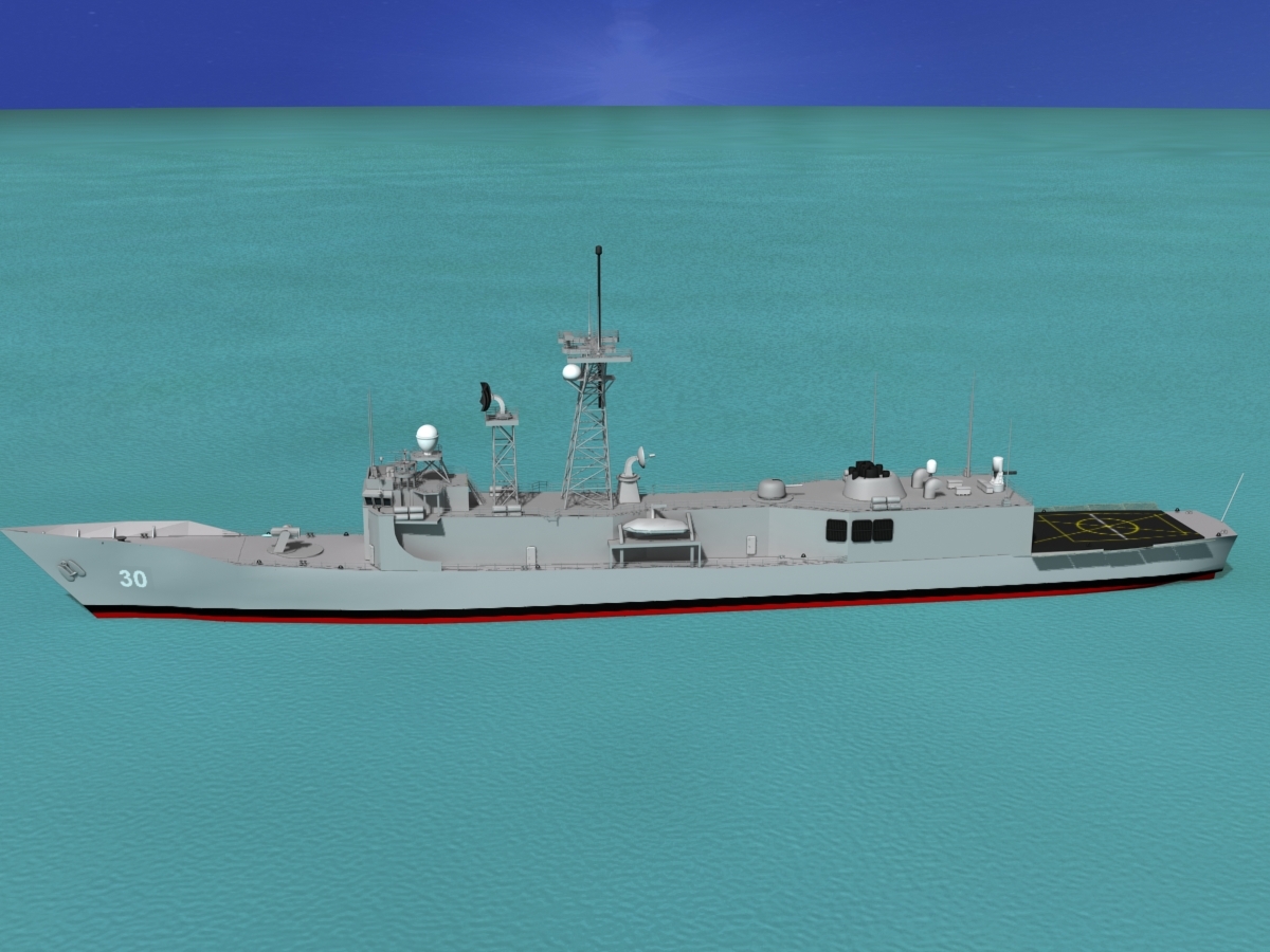 FFG-30 USS里德佩里级护卫舰3D模型 - TurboSquid 923552