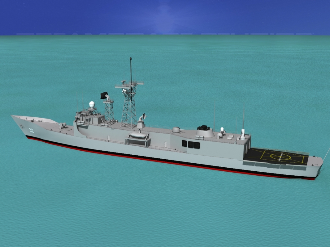 perry class frigate dwg