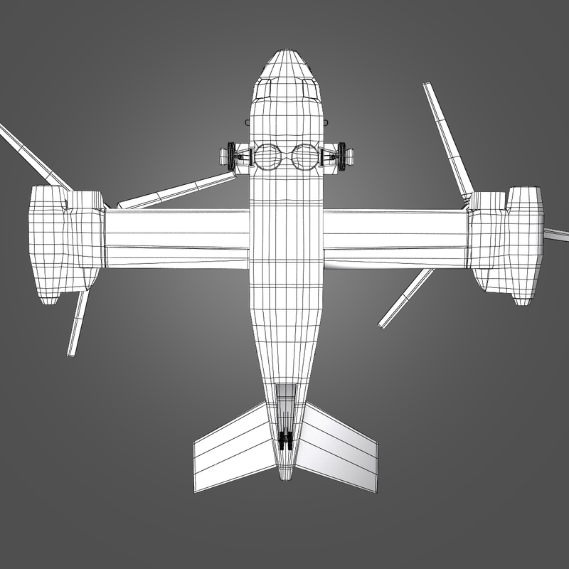 tiltrotor bell 3d max