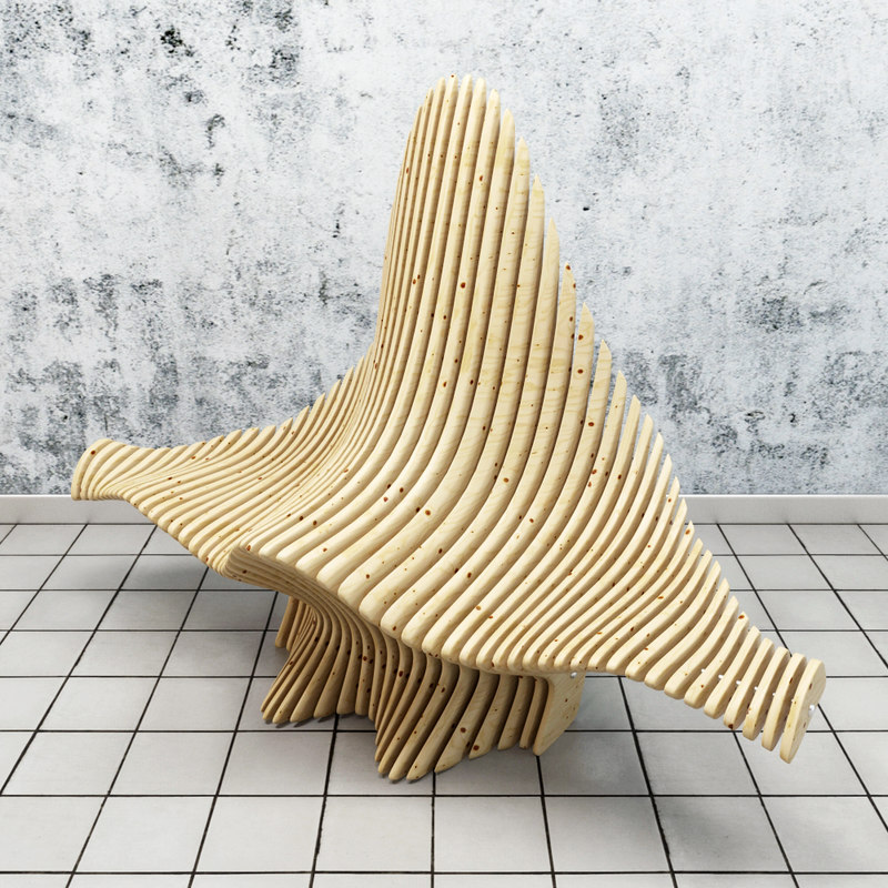 3d parametric chair model