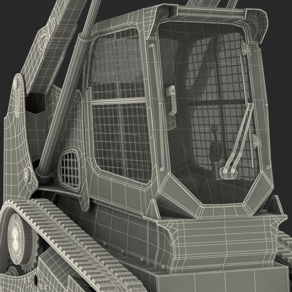 max compact tracked loader rigged