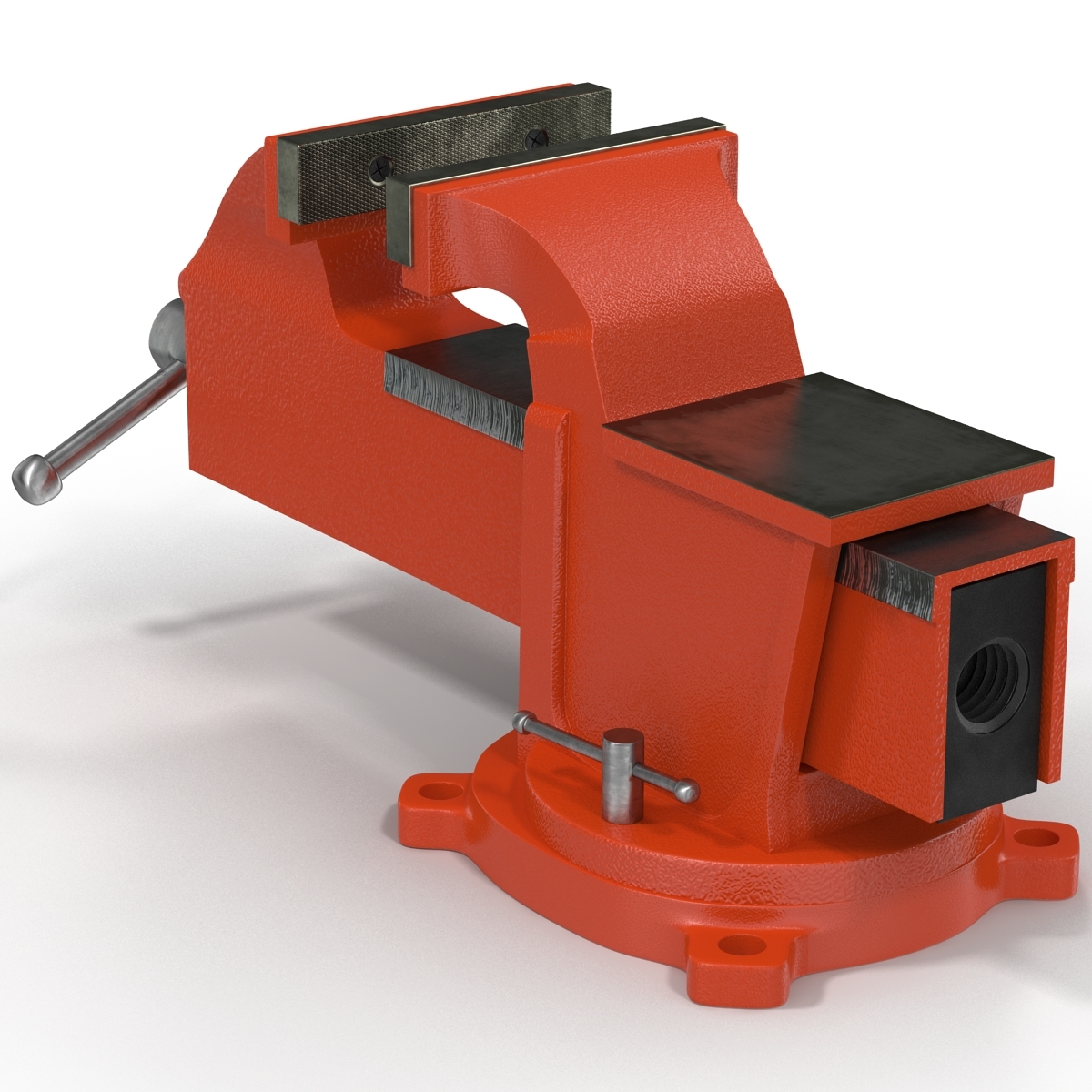 3d model vise red