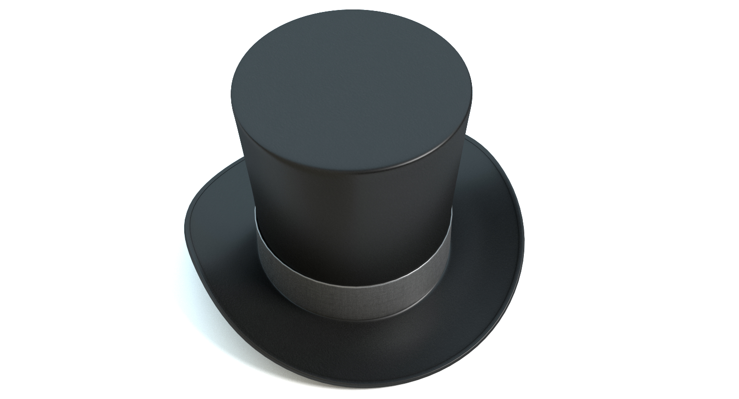 3d model hat